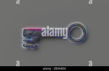 39 keys, Pipe key, Pipe key with eye, consisting of a square that is ...