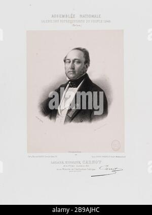 Portrait of Lazare-Hippolyte Carnot (1801-1888), Politician, David d ...