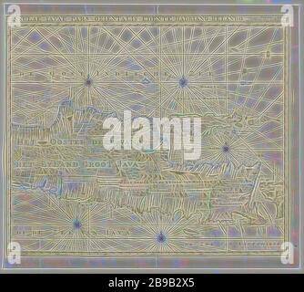 Map of part of the island of Java Stock Photo - Alamy