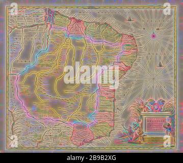Map of Brazil; Nova et accurata brasiliae totius tabula. Map of Brazil ...