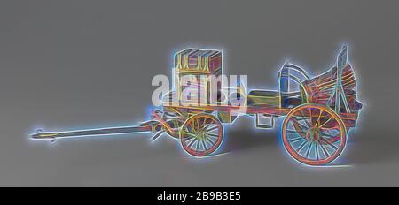 Model of a blacksmith's wagon Model of a forge wagon for the field ...