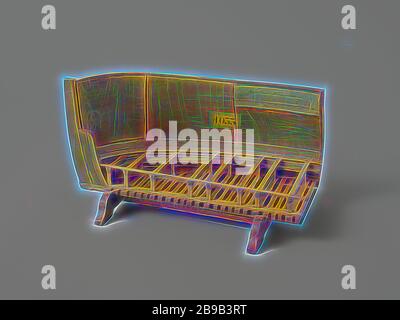 Model of Gun Ports on a Floating Battery, Model of a part of the ship's ...