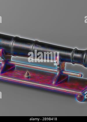 Model of a 24-Pounder Breech-Loading Gun, Model of a 24-pound rear ...