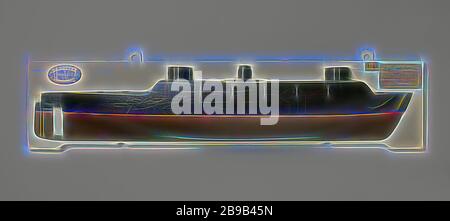 Half Model of A Steam Battery, Rijkswerf Vlissingen, 1865 ship model ...