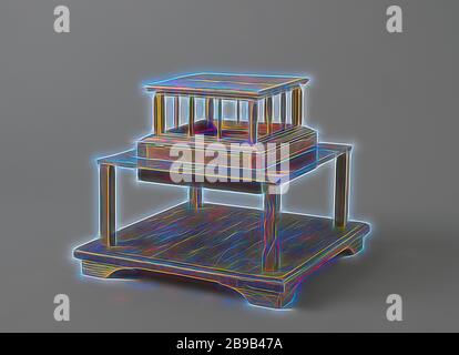 Model of a Skylight, Model of a cuckoo on a stand. The upper part is ...