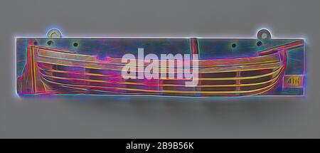 Half Model of a Gaff-Rigged Gunboat, anonymous, c. 1780 - c. 1830 ship ...