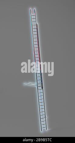Model of a Ladder, Model of a two-part ladder. The extendable section ...