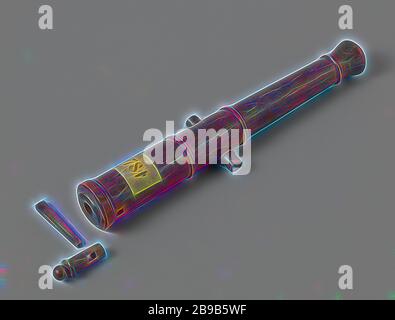 Model or A 24-pounder Breech-Loading Gun. Model of a back loading gun ...