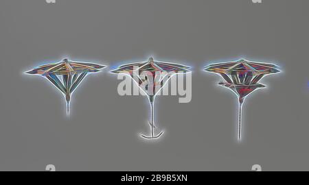 Model of an Artificial Reef, Viewed from above, they are octagons with ...