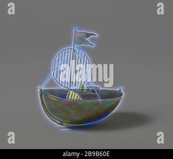 Model of A Floating Beacon, Rijkswerf Rotterdam (Possibly), 1845 ...