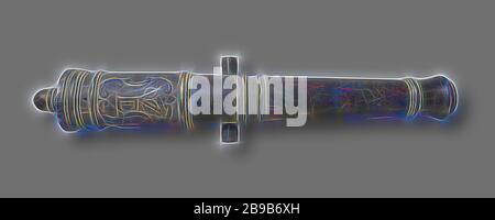 Bronze cannon, VOC Enkhuizen, Voorlader, grape that is slightly pointed ...
