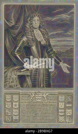 Portrait of Hendrik Adriaan van Reede to Drakestein, Pieter van Gunst ...