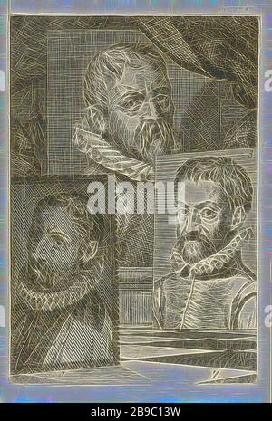 . Three numbered artists' portraits. Portrait of Johann I (No. 1 ...