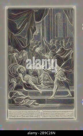 . Paul throws himself on the dead Eutychus (the boy died because he ...