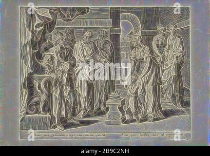 Moses' trial with the pharaoh, To test little Moses, the pharaoh had ...