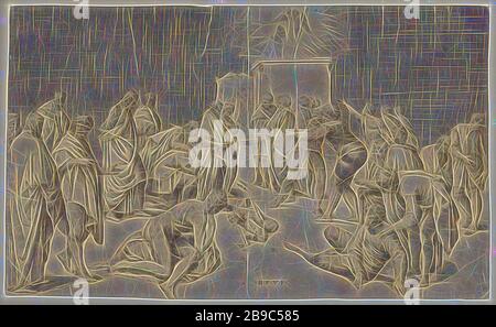 Ark of the Covenant in the Temple of Dagon, The Philistines place the ...