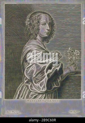 Portrait of Margaret Lemon, model and mistress of the painter Anthony ...