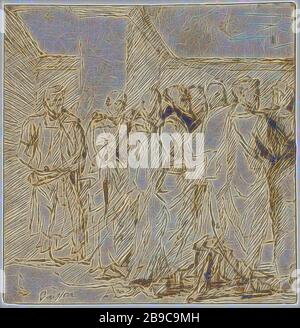 Study for the consecration of the apostles, Nicolas Poussin, 1642 ...