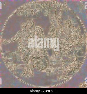 King Midas at the Contest Between Apollo and Pan, n.d. Style of Abraham ...