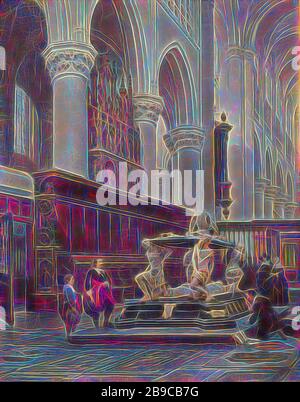 The Choir of the O.L.-Vrouwekerk in Breda with the Tomb of Engelbert II ...