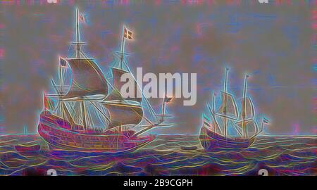 A Warship, built in 1626 by order of Louis XIII in a Dutch shipyard ...