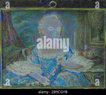 Portrait of Carolina Wilhelmina of Orange (1743-1787) with her children, painting by Anton ...