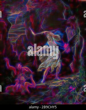 Circe Punishes Glaucus by turning Scylla into a Monster, painting by ...