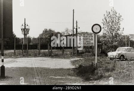 Traffic sign at the German-French border: Zoll - Douane. [automated ...