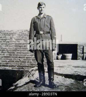 Wehrmacht soldier in his uniform, about 1940, Germany Stock Photo - Alamy