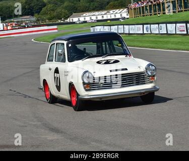 Austin A40 racing at the Goodwood Revival. Vintage motor car racing ...