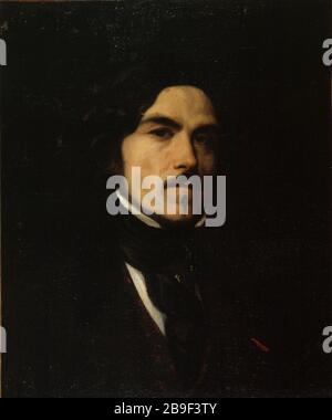 Eugène Delacroix, Portrait of Delacroix, 1840 by Charles-Émile-Callande ...