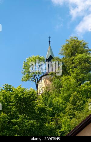 Volcano Parkstein in Germany Stock Photo - Alamy