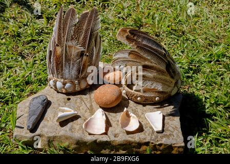 Native American Art - Ceremonial Objects (Mask, Rattle, Totem, Headgear ...