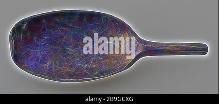Spoon with elongated, oval bowl and hexagonal handle, spoon cutlery ...
