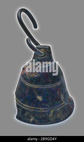 Bell bell, call with hook, bell soil find brass tin metal with hook ...