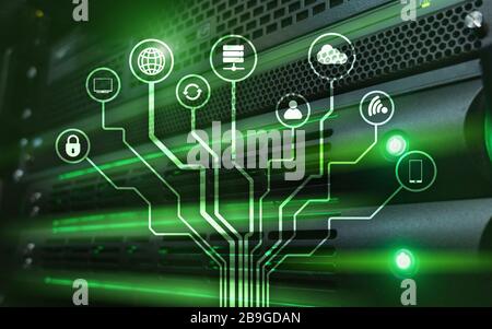 Server Room ICT information communication technology wireless internet ...