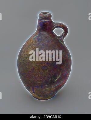Brown jar with ear, jug crockery holder soil find ceramic stoneware ...