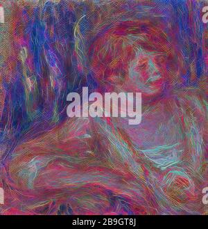 Pierre-Auguste Renoir - Andree Pink Dress 1917 Stock Photo - Alamy