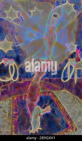 Charles Demuth - Two Acrobats in Red Tights Stock Photo - Alamy
