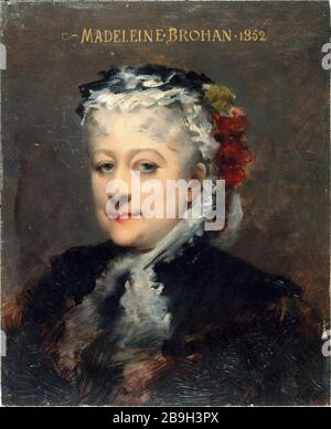 Portrait of Madeleine Brohan; Madeleine Brohan Stock Photo - Alamy