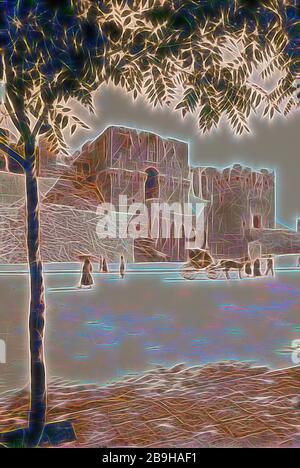 Aleppo (Haleb) and environs. Entrance gateway to castle Stock Photo - Alamy