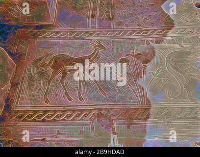 Mount Nebo. Jebel Nebba. Nebo, Chapel of St. Mary. Detail of the ...