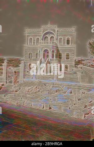 Jerusalem British homes, embassy 1898, Israel Stock Photo - Alamy