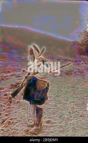 Peasant types Shepherd type. (With 'rod and staff') 1898, Middle East ...