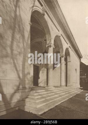 Butler Art Institute, Youngstown, Ohio. Front Elevation. McKim, Mead ...