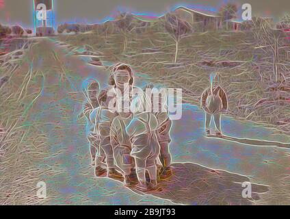 Children at the Negba settlement. 1946, Israel, Negbah Stock Photo - Alamy