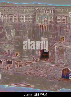 Emir Shahib's castle in Hasbaya. 1925, Lebanon, Ḥaṣbayyā Stock Photo ...