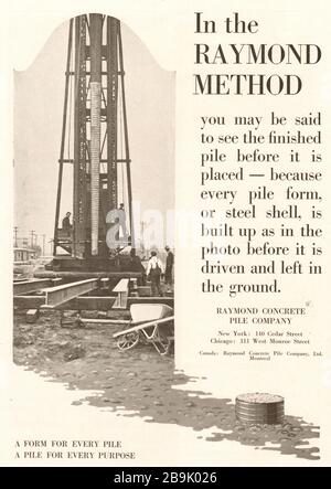 Raymond. Raymond concrete pile Company, New York: 140 Cedar Street ...