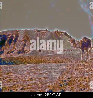 Tell Faraa. Photograph shows Tell Fara (Tell el-Farah). 1925, Israel ...