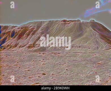 Tell Faraa. Photograph shows Tell Fara (Tell el-Farah). 1925, Israel ...